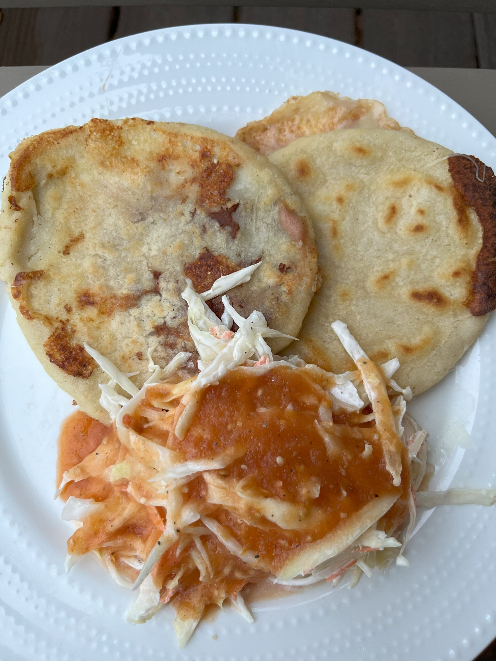Step by step easy beans and cheese pupusas - HELLO & WELCOME!